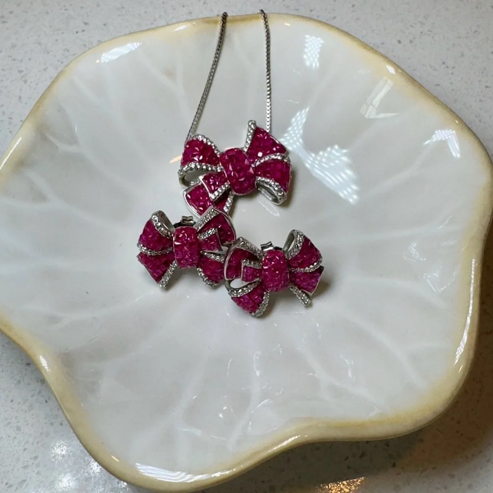 Jewelry | Ruby Fusion In Invisible Cutting | Poshmark